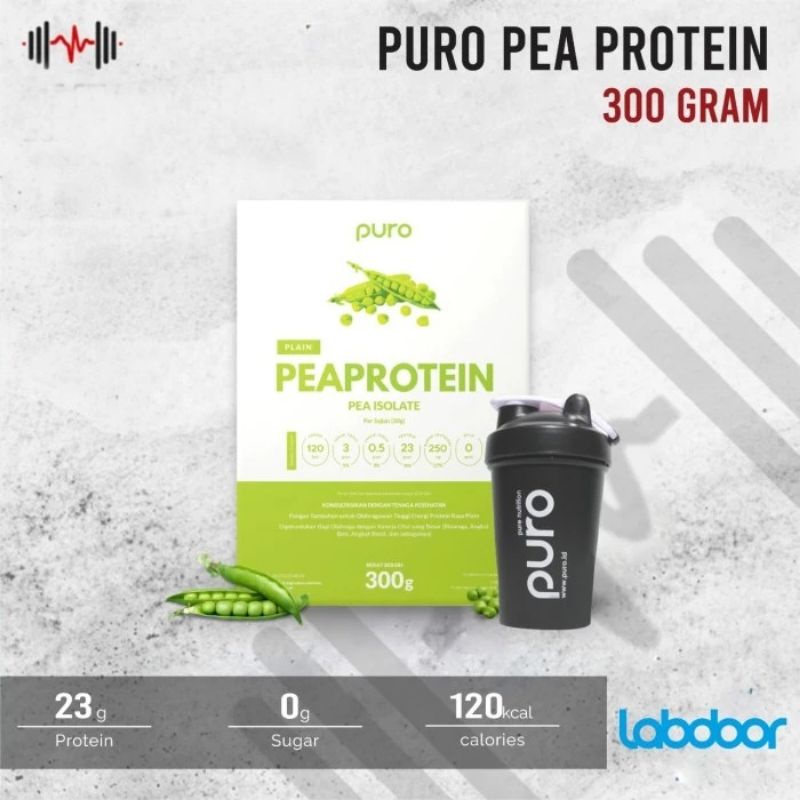 Jual Puro Pea Protein 300 Gram Whey Protein Pea | Shopee Indonesia