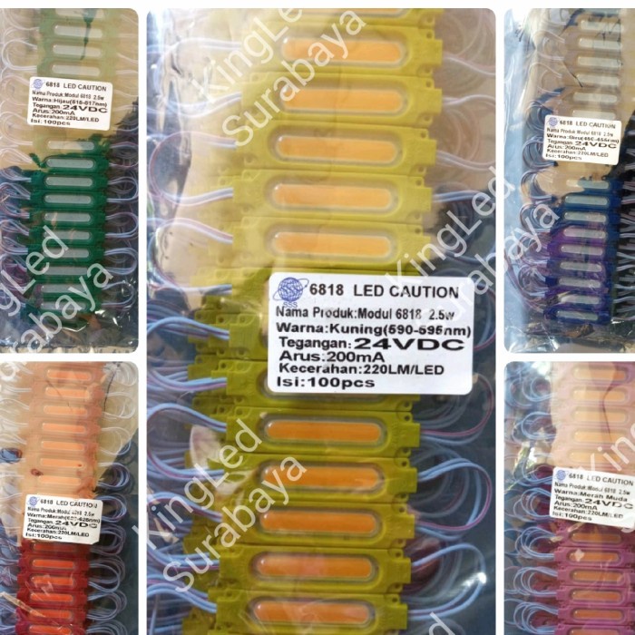 Jual (100 PCS) Lampu LED Modul 6818 COB 24v Module 24 Volt Warna ...