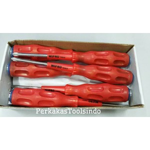 Jual Obeng Gagang Karet 4" WIPRO (+) | Shopee Indonesia