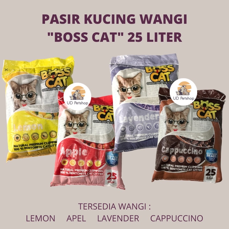 Jual Boss Cat 25 Liter Pasir Kucing Wangi - Bosscat Cat Litter Pasir ...