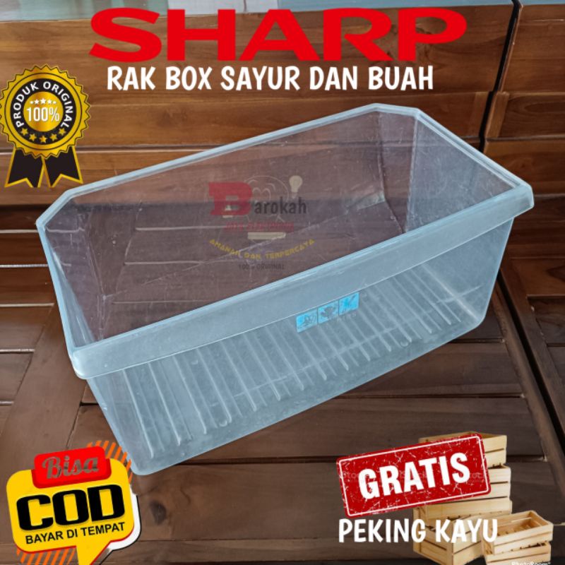 Jual RAK BOX SAYUR DAN BUAH KULKAS SHARP NATIOANAL KULKAS TYPE LAMA ...