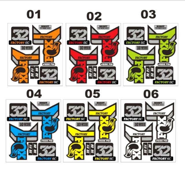 Jual Stiker Fork Factory 32 Bahan Decal all size | Shopee Indonesia