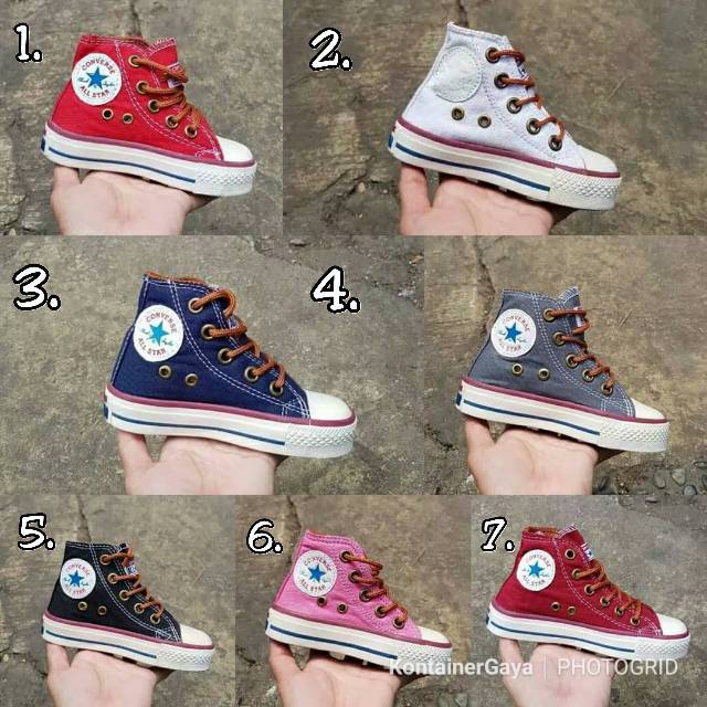 Jual Converse gold series anak tinggi bertali. Sepatu sneakers / kado ...