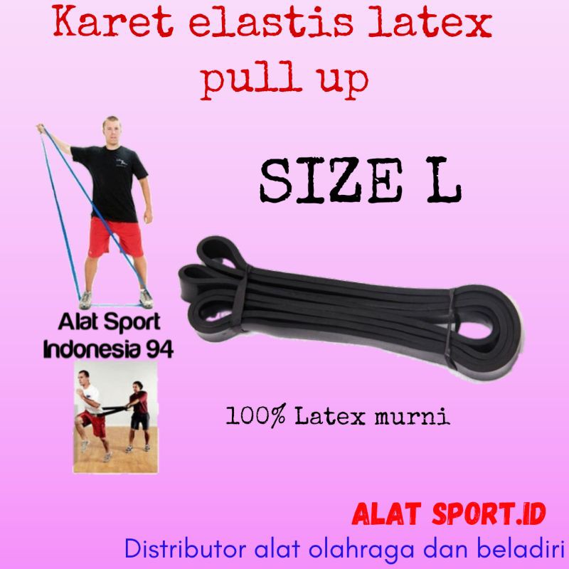 Jual Latex pull up resistance fitness BLACK ( size L ) | Shopee Indonesia