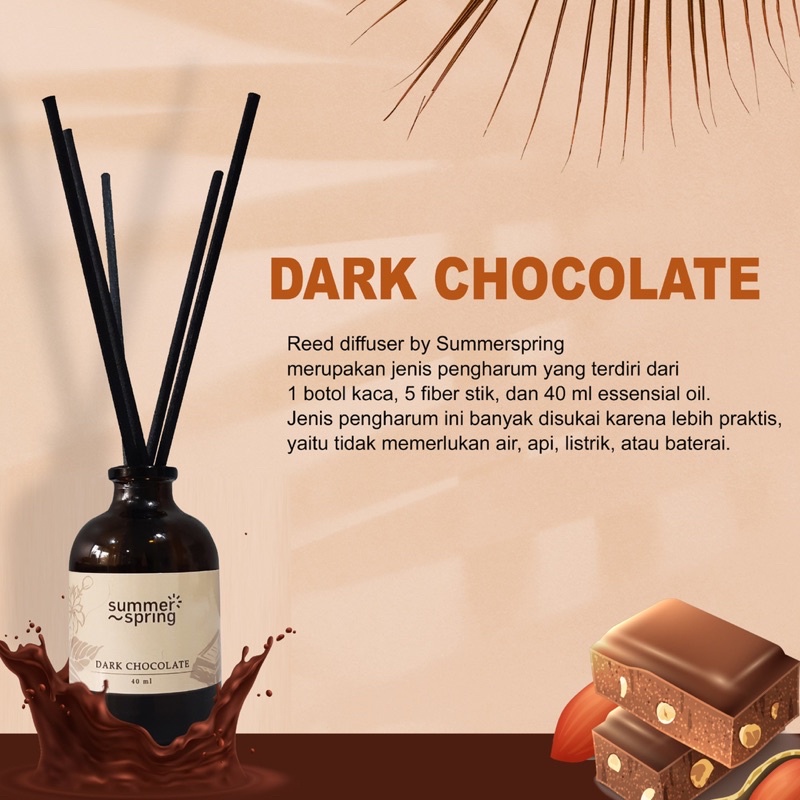 Jual Reed Diffuser Dark Chocolate | Shopee Indonesia