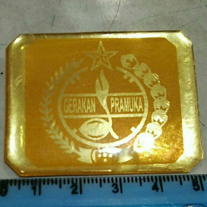 Jual GROSIR 15 BUAH LAMBANG EMBLEM PIN GLOSSY ATRIBUT PERLENGKAPAN TOPI ...