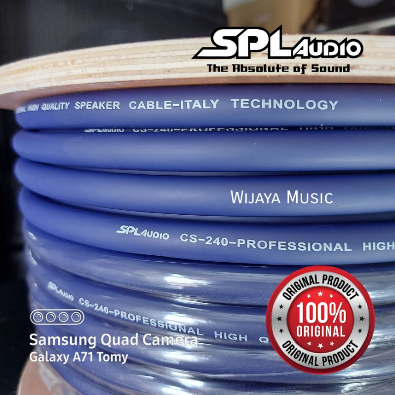 Jual KabeL Speaker SPL Audio ORIGINAL Ukuran 2 x 4 mm Panjang 5 Meter ...