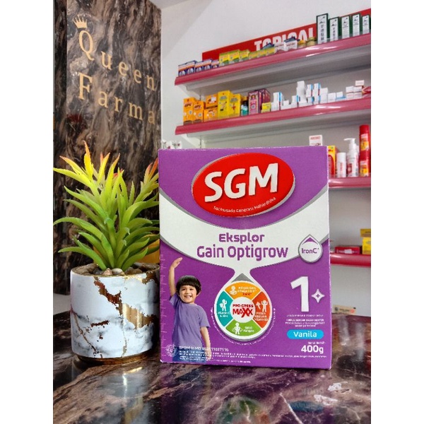 Jual SGM Eksplor Gain OptiGrow 1+ 400 gr Vanila | Shopee Indonesia