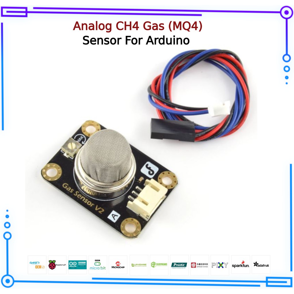 Jual DFRobot Gravity: Analog CH4 Gas Sensor (MQ4) For Arduino | Shopee Indonesia