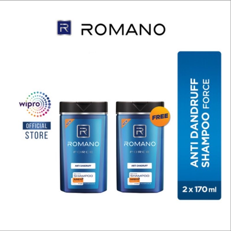 Jual Romano Force Anti Dandruff Shampoo [ Twin Pack 170ml x 2pc ...