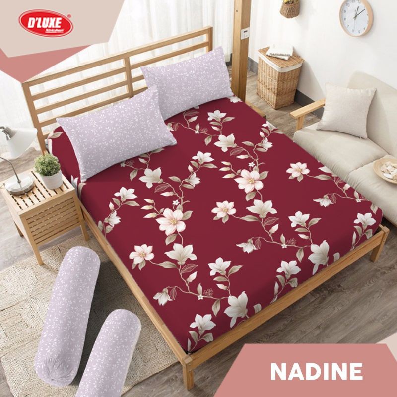 Jual Sprei karet deluxe kintakun uk 180 X 200 tinggi 20 motif nadine ...