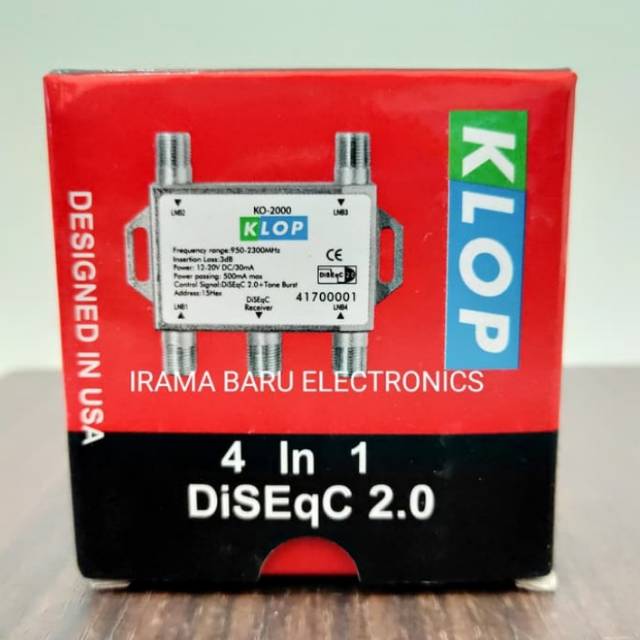 Jual Switch Splitter Lnb DiSEqC 2.0 4 way 4 in 1 KLOP | Shopee Indonesia