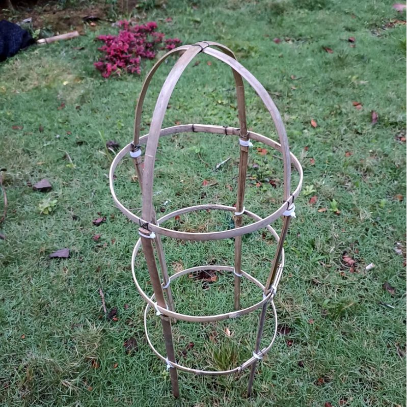 Jual Turus Bambu Melingkar/Bracket Bambu (1 Set) Turus Bambu Kurungan ...