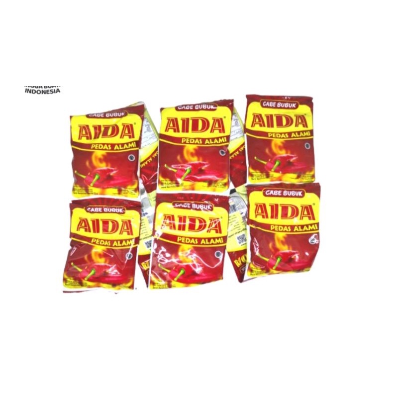 Jual Aida Cabe Bubuk 25gr Sachet / Aida Renceng (isi 10) | Shopee Indonesia
