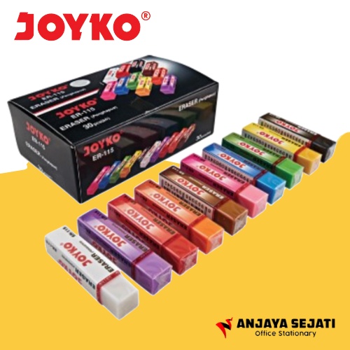 Jual Eraser | Penghapus Warna Joyko ER-115 | Shopee Indonesia