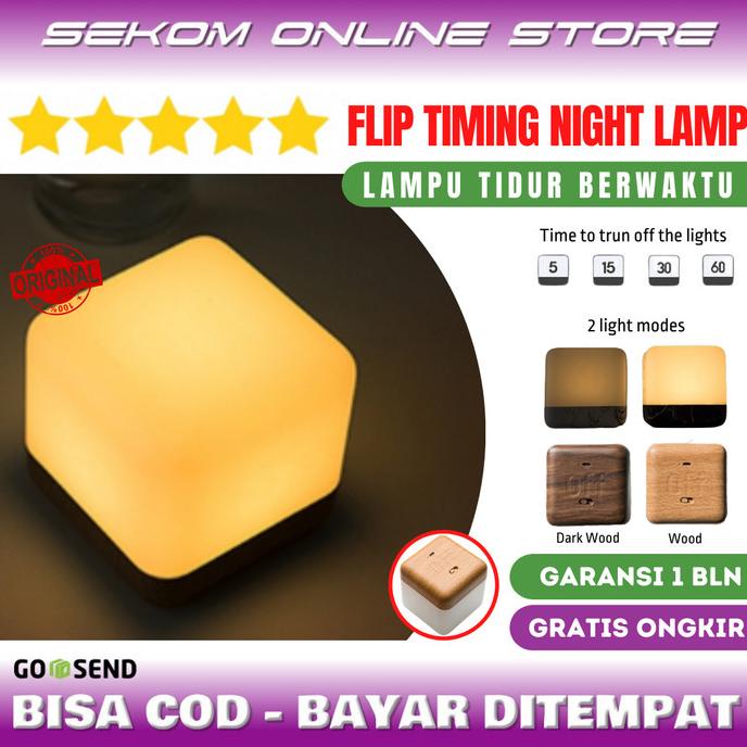 Jual Lampu Tidur Timer Led Unik Flip Timing Night Lamp Light Portable ...