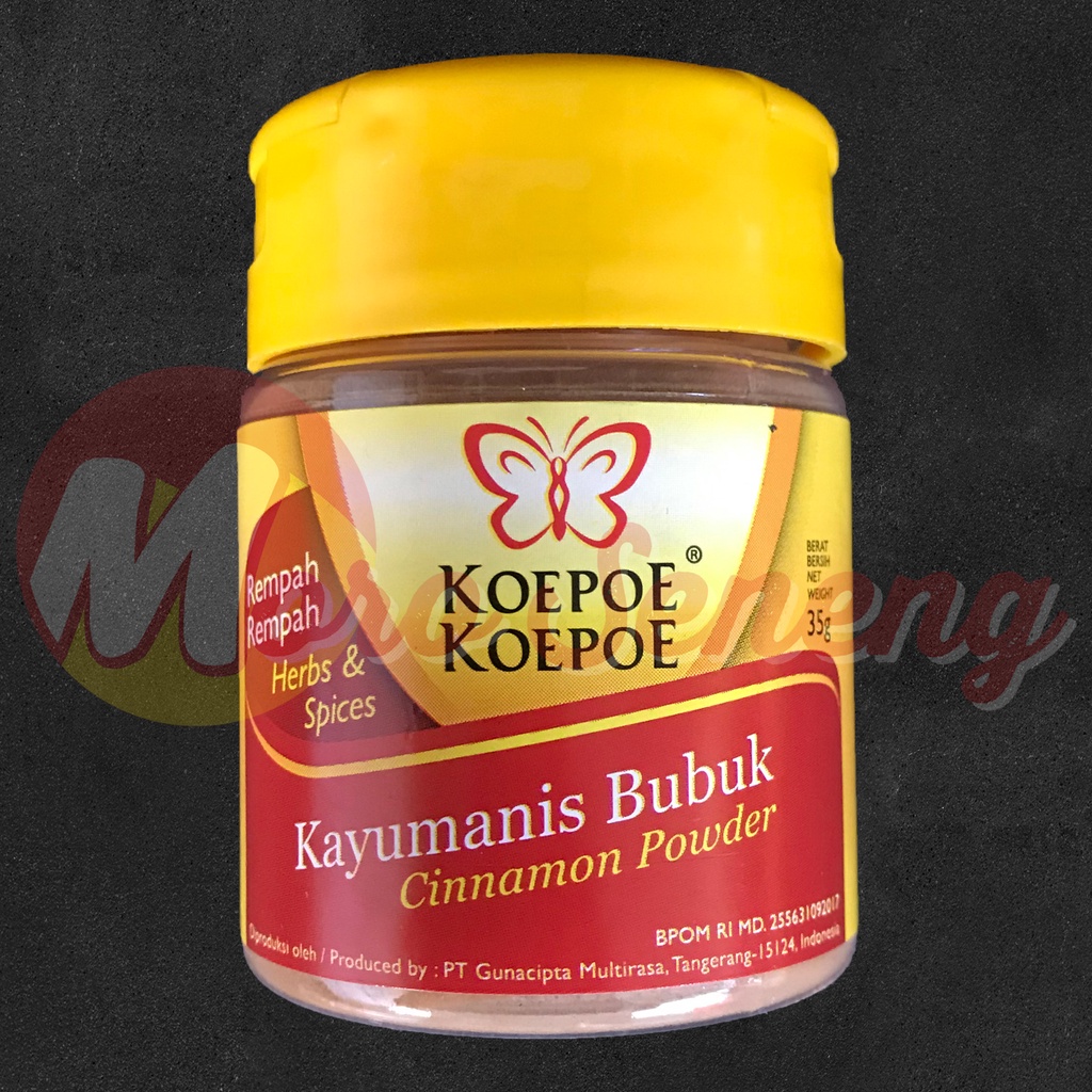 Jual Kayu Manis Bubuk Cinnamon Powder Koepoe 35 gram Kayumanis Kupu ...