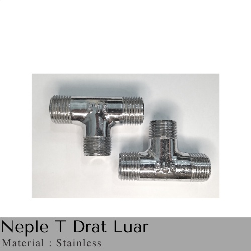 Jual Neple T Drat Luar Luar | Sambungan Kran Drat Luar Luar | Shopee Indonesia