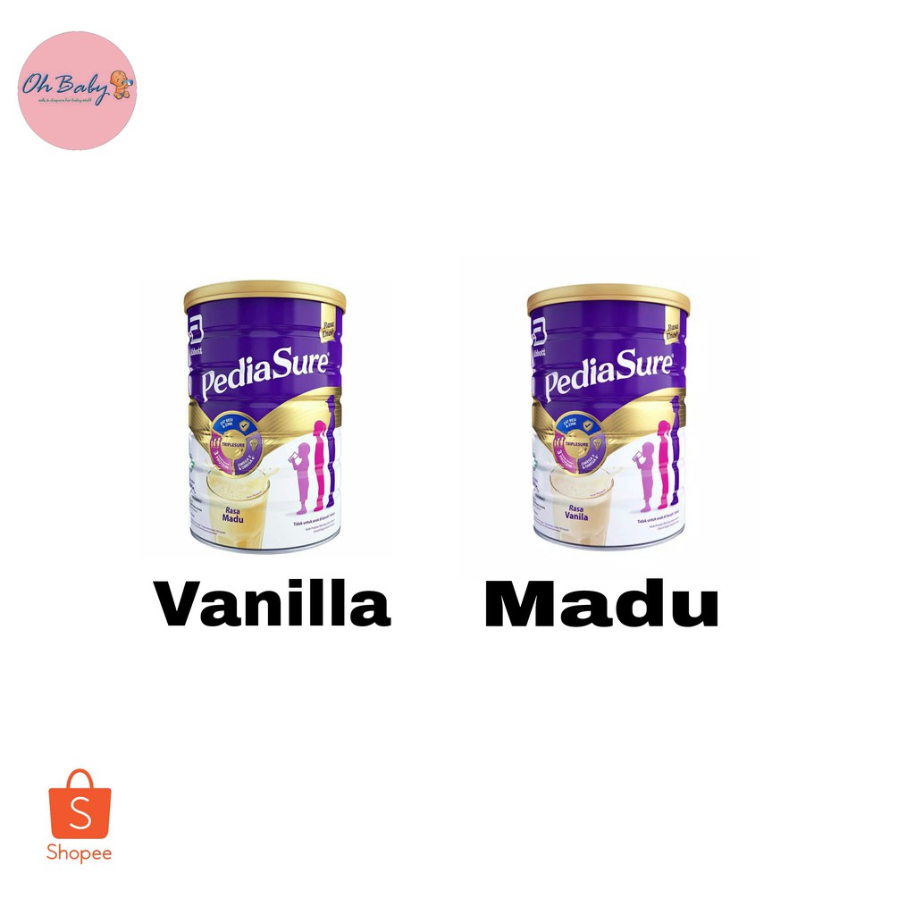 Jual Pediasure Madu, Vanilla 850 g (1-10 tahun) Susu Formula Pertumbuhan Anak - Kids Formula - 3 ...