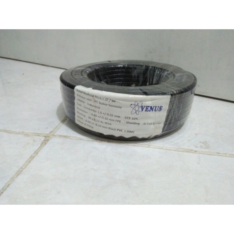Jual KABEL ANTENA RG6 VENUS 20 METER | Shopee Indonesia