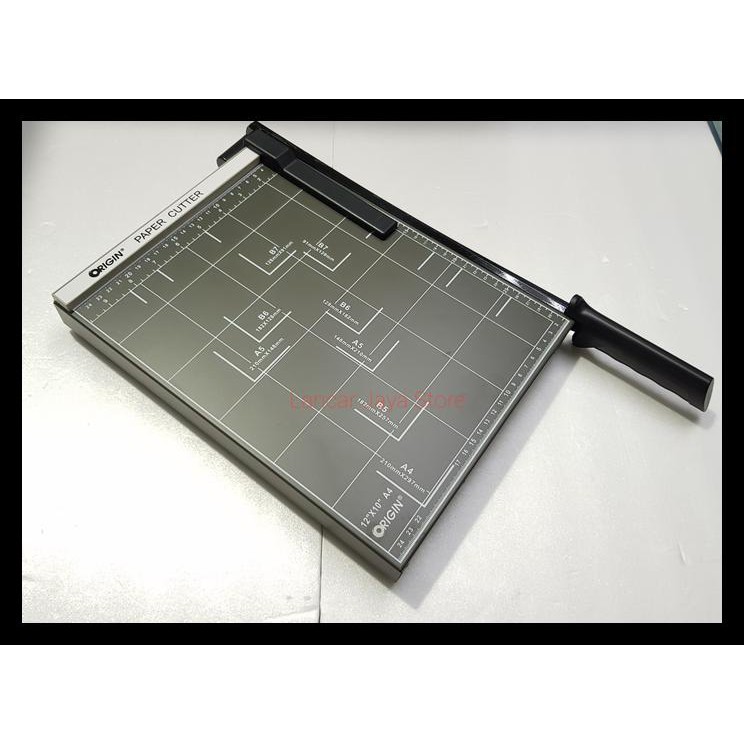 Jual Alat Pemotong Kertas Paper Cutter Origin A4 Abu Abu Murah
