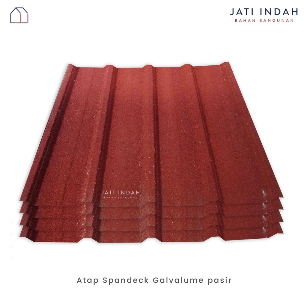 Jual Atap Galvalume Spandeck Pasir / Zincalume / Spandex Per 1 Meter ...