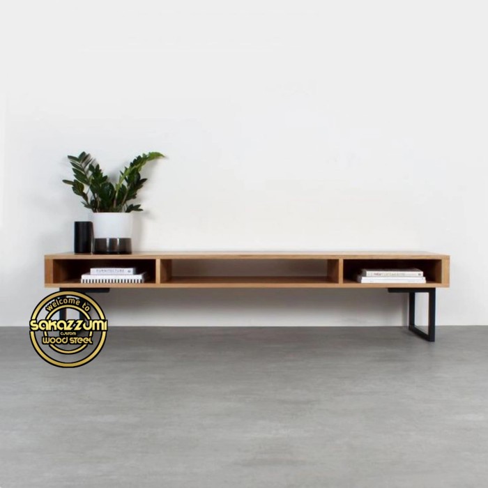 Jual Nakas / rak tv / side table kayu maghoni | Shopee Indonesia