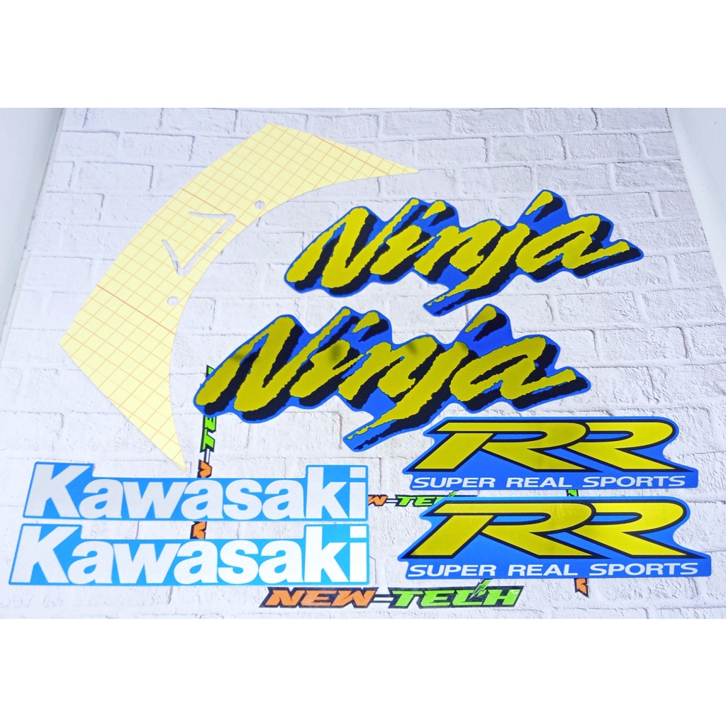Jual STIKER NINJA RR LAMA ( BIRU ) ORIGINAL KAWASAKI | Shopee Indonesia