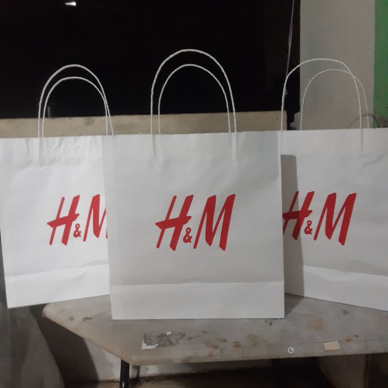 Jual PAPERBAG H&M (Ready) | Shopee Indonesia