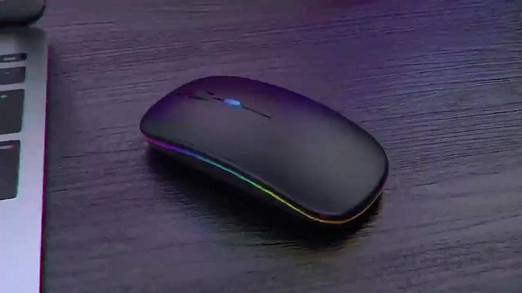 Jual Goojodoq Mouse Bluetooth Rechargeable Wireless Mouse Ultra-thin ...