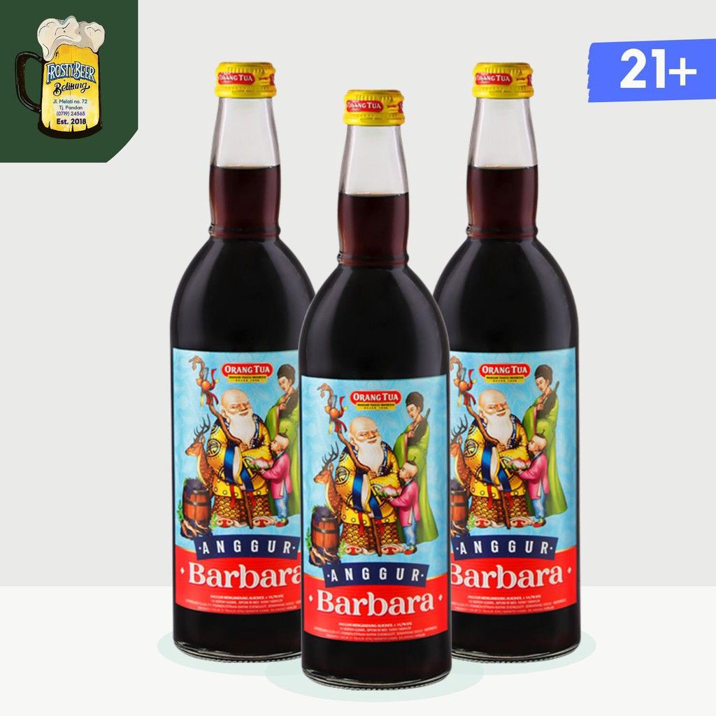 Jual Anggur Barbara Cap Orang Tua Besar OT 14.7% 620 ml | Shopee Indonesia