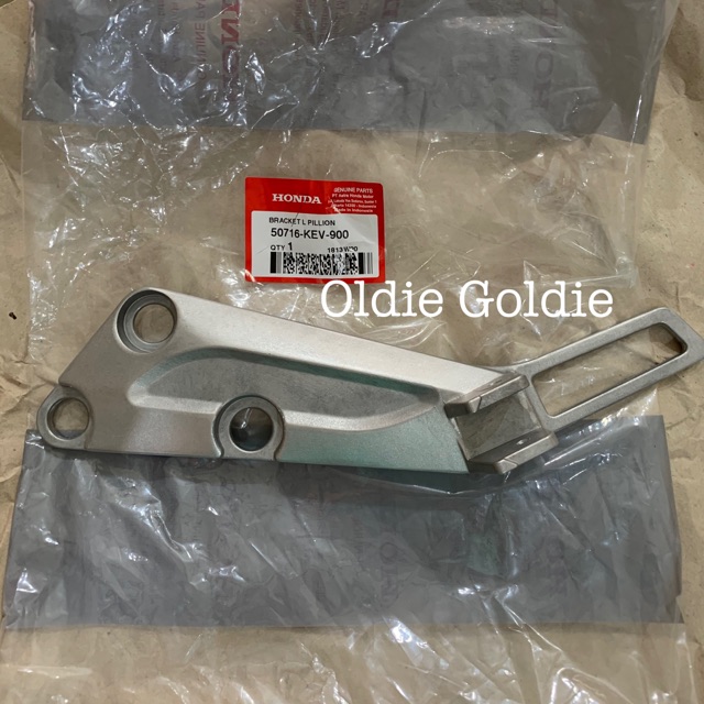 Jual Dudukan Step Belakang Kiri Bracket L Pillion Honda Supra X 100 AHM ...