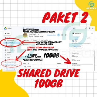 Jual Google Drive Unlimited Storage Lifetime Bergaransi Resmi Gdrive | Shopee Indonesia