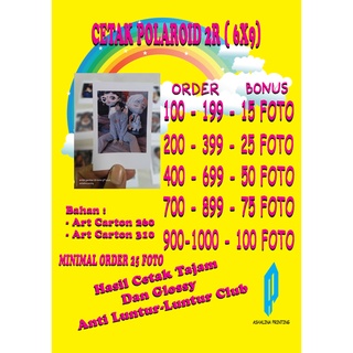 Jual Cetak Foto polaroid 2R ( Costume, Kpop, Bebas) Bisa COD | Shopee ...
