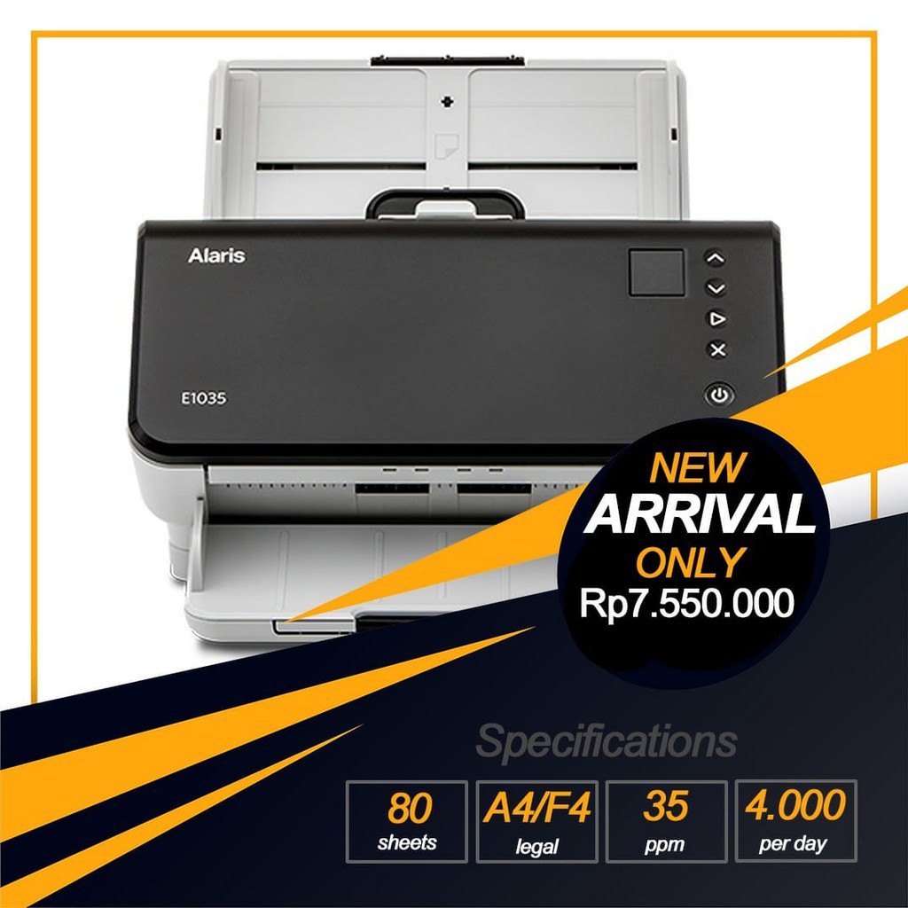 Jual Scanner Kodak Alaris E1035 - Folio/F4 - 35 lembar/menit | Shopee ...