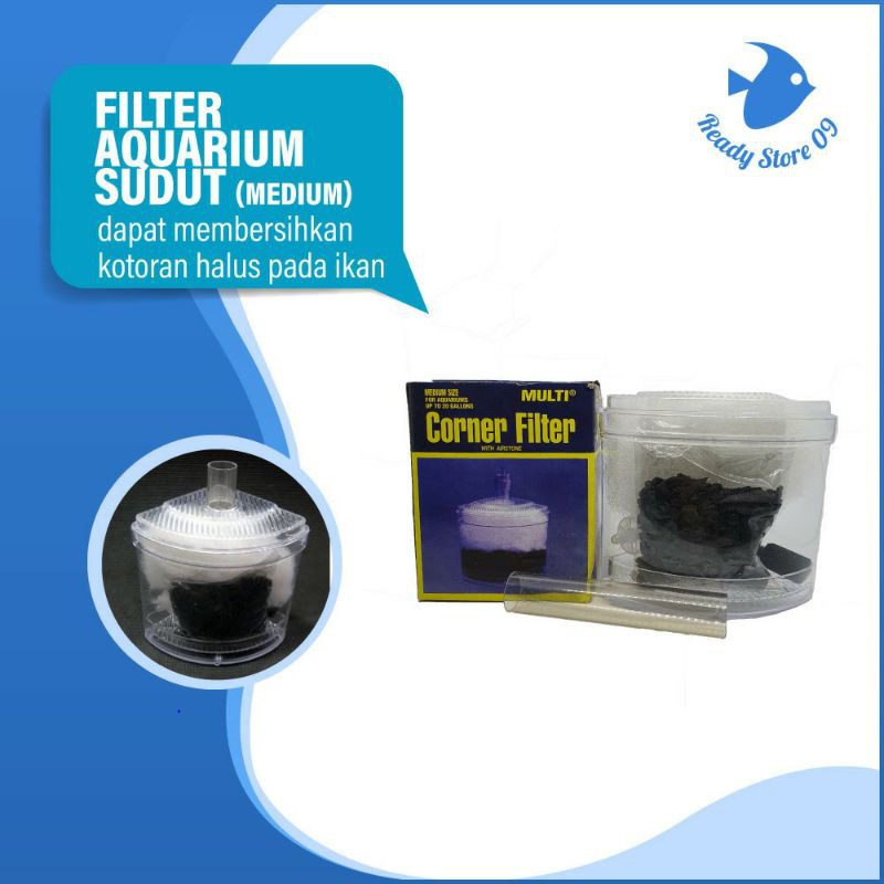 Jual Filter corner Multi corner filter sudut aquarium aquascape MINI ...