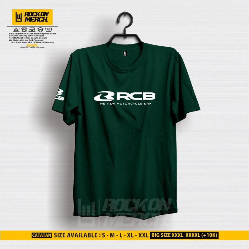 Jual KAOS RCB LOGO TSHIRT RCB KAOS RACING BAJU RCB LOGO RACING KAOS ...