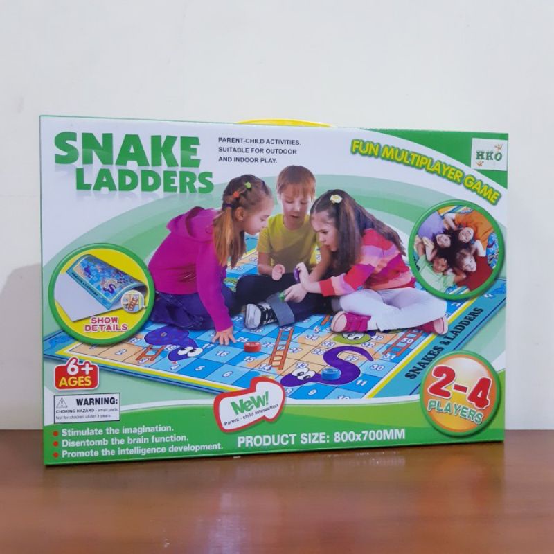 Jual Mainan Ular Tangga Karpet Besar Snake Ladders Tikar Jumbo Anak ...