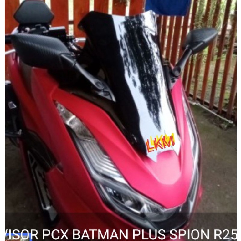 Jual visor/windshield batman plus spion r25 pcx 160 2021 | Shopee Indonesia