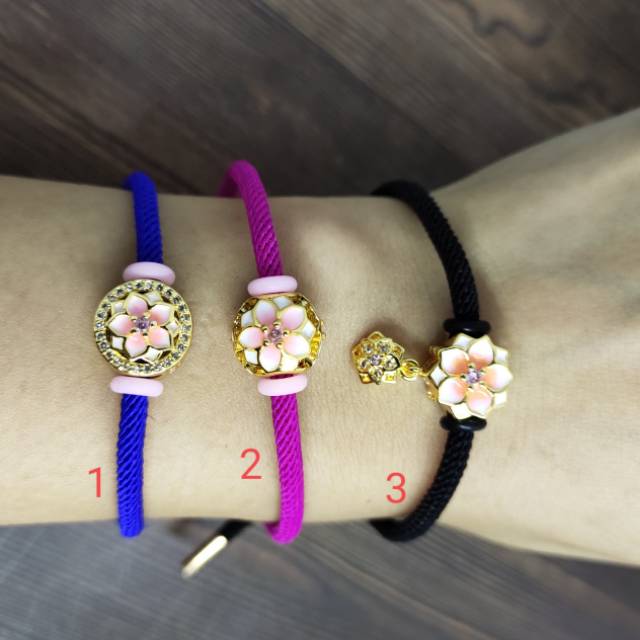 Jual Fifi Fashion Gelang Tali Charm Liontin Mainan Pandora(1-6)Bisa ...