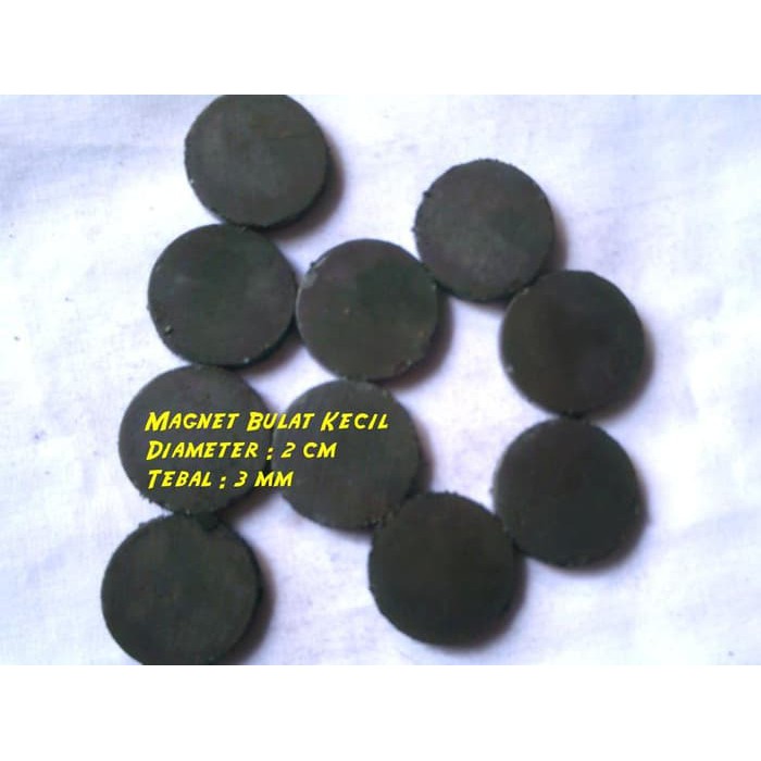 Jual 10pcs Supplier Grosir Magnet Bulat Kecil Mini Magnet Hitam Black ...