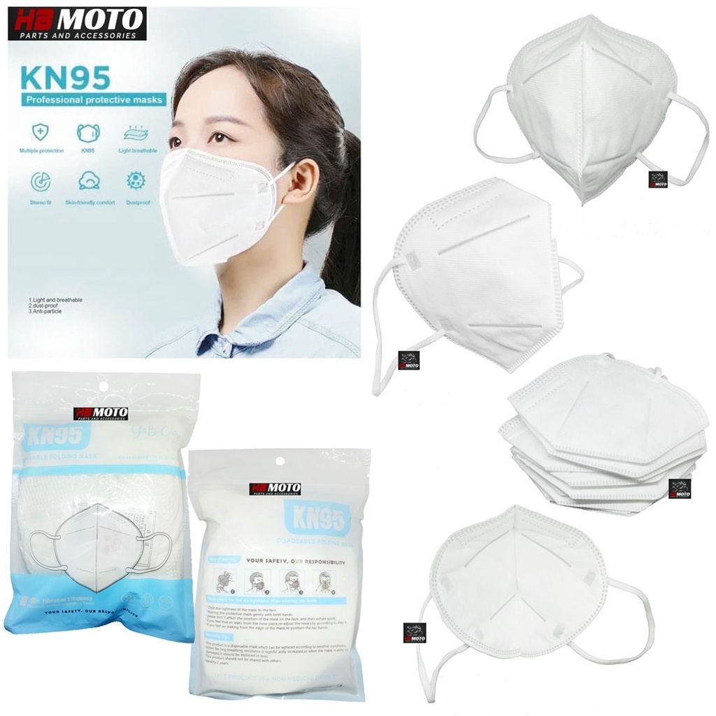 Jual 1 Pack isi 30PCS Masker KN95 Disposable Folding Mask Y&B CARE/Masker KN95 5PLY/Masker ...