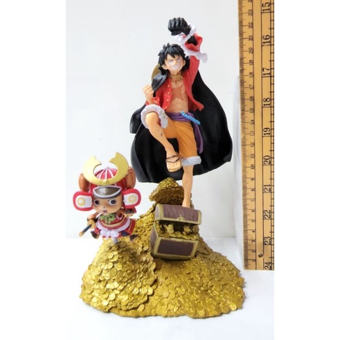 Jual ACTION FIGURE ONE PIECE PORTGAS D ACE LUFFY FIGUR BANDAI KEMASAN ...