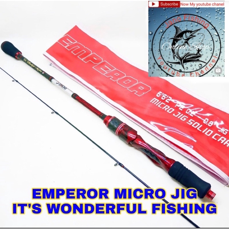 Jual Joran Daido Extreme Emperor Micro jig Carbon solid 198cm 2-6lb | Shopee Indonesia
