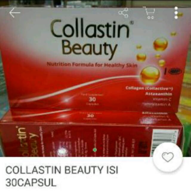 Jual Collastin Beauty isi 30 kapsul | Shopee Indonesia