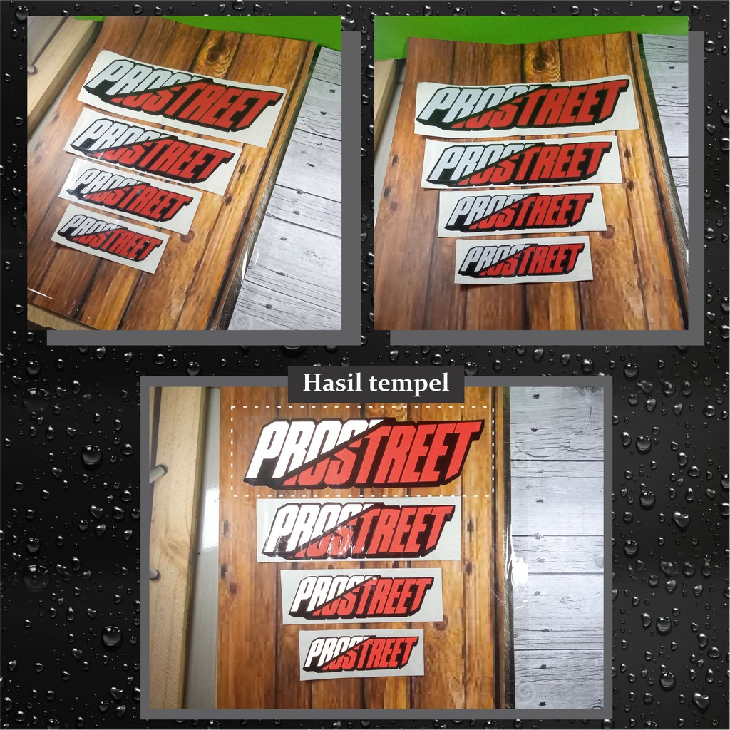 Jual STIKER PROSTREET REFLECTIVE CUTTING STICKER PROSTREET | Shopee ...