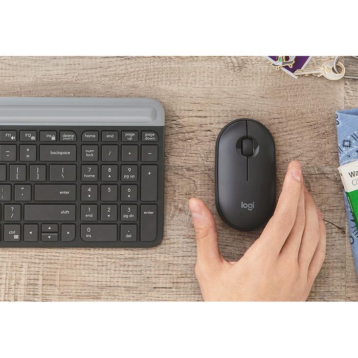 Jual Logitech K580 + M350 Pebble Multi-Device Wireless Keyboard Mouse ...