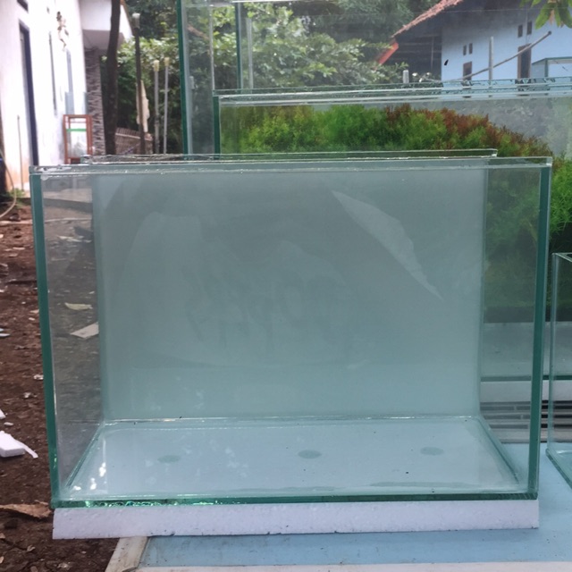 Jual Aquarium 30x15x20 aquarium mini aquarium cupang soliter cupang ...
