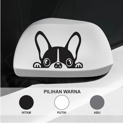 Jual Stiker Spion Mobil Motor Anjing Bulldog Car Cutting Sticker Vinyl ...