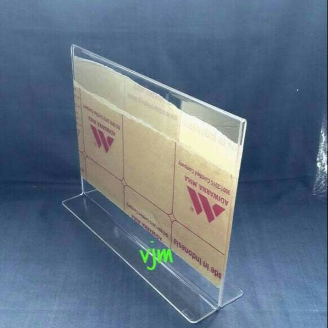 Jual Acrylic Standing POP A4 ( Horisontal) | Shopee Indonesia